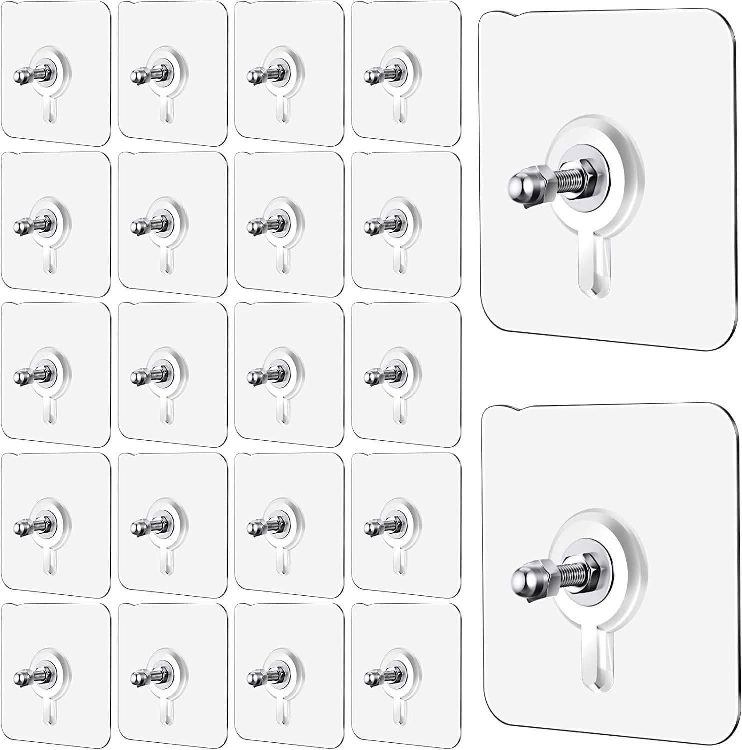Self-Adhesive Wall Hooks Pack of 10 | Quirkup